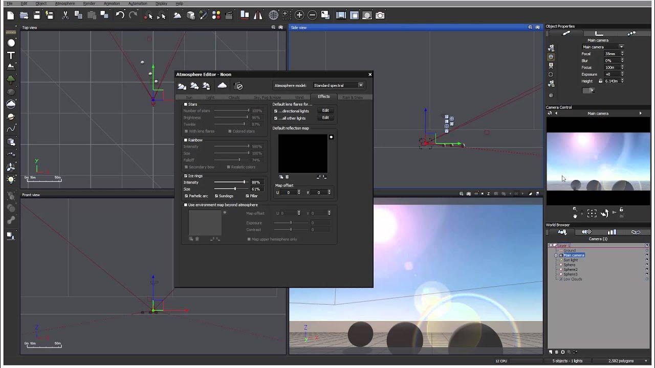 49 atmosphere editor rain snow. Introduction to Vue 2015 tutorials. - YouTube