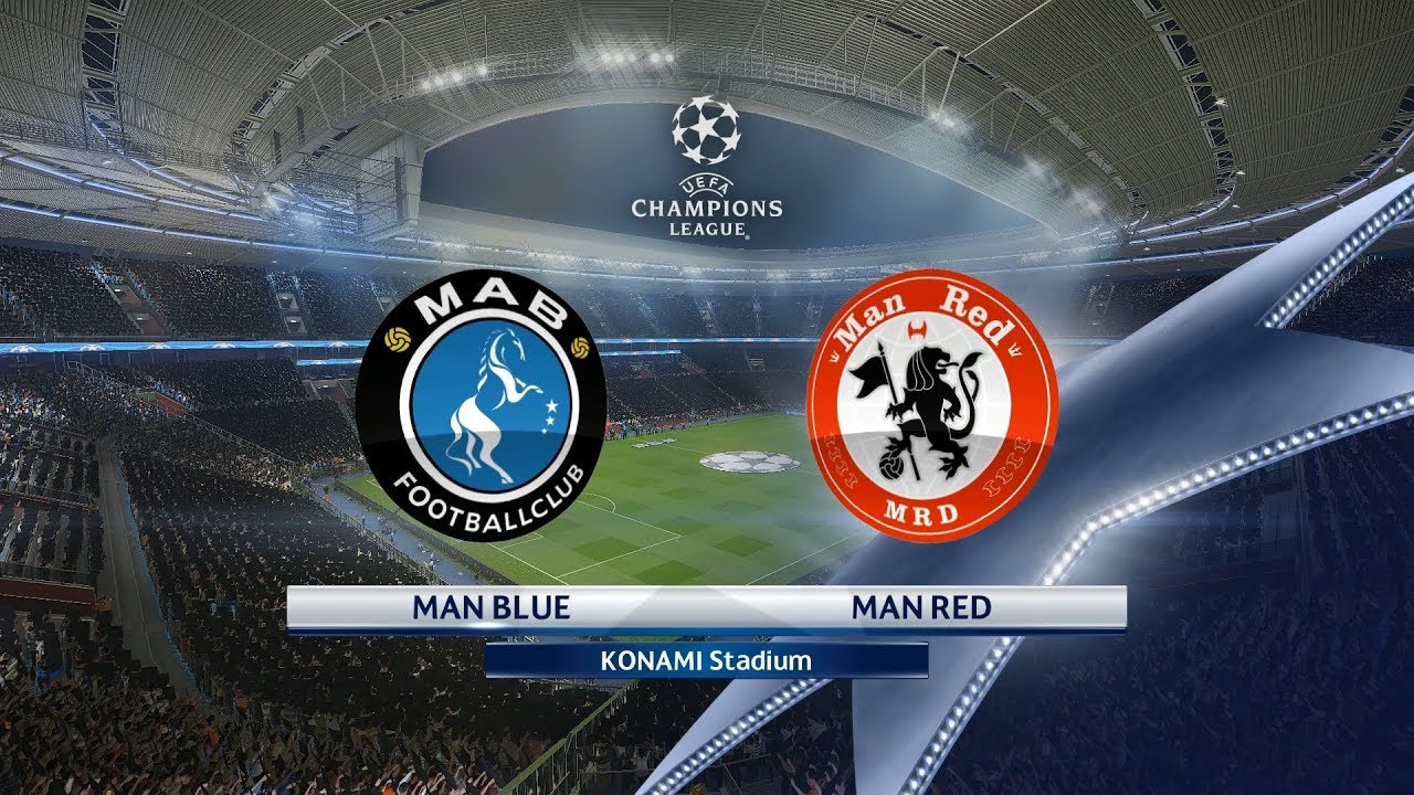 pes 2018 챔피언스리그 준결승전 MAN BLUE VS MAN RED 하일라이트 - YouTube