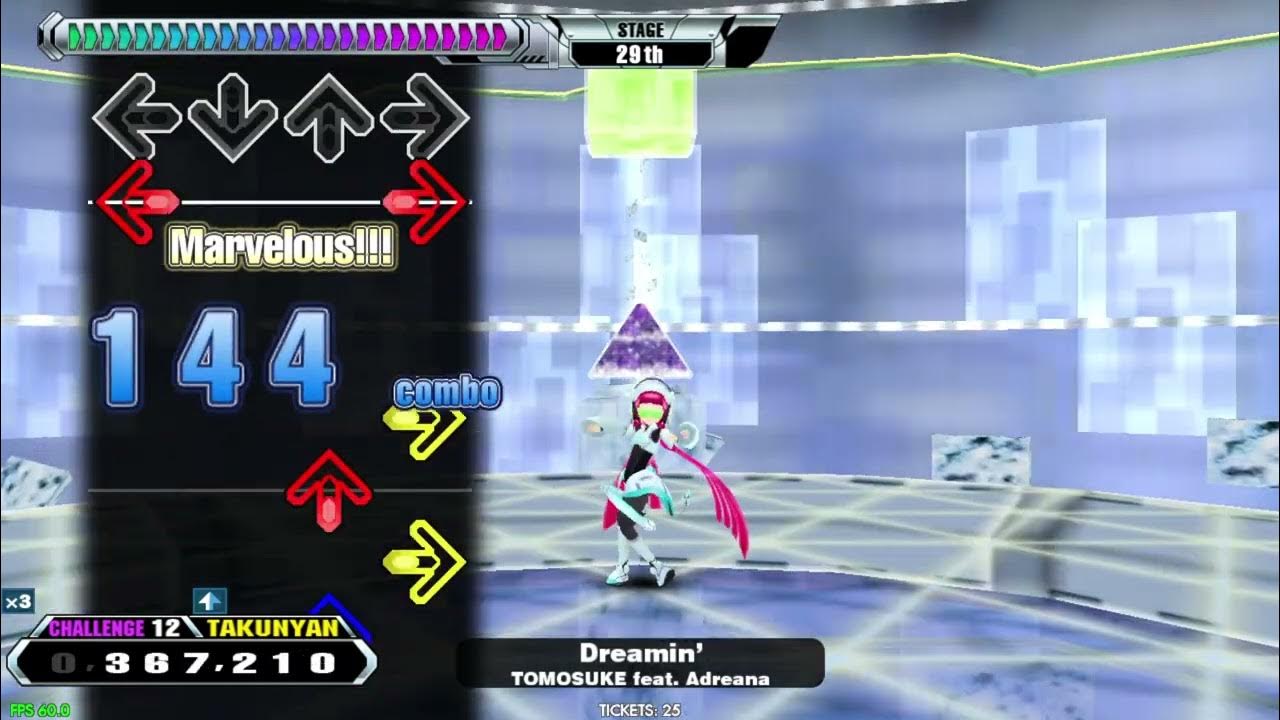 【DDR GRAND PRIX】Dreamin’【CHALLENGE】 - YouTube