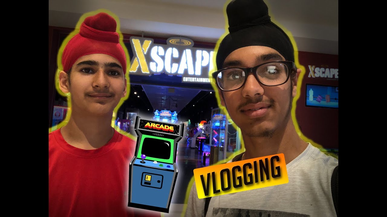 Playing Arcade Games at *XSCAPE Entertainment Centre* W/ Vairoke ...
