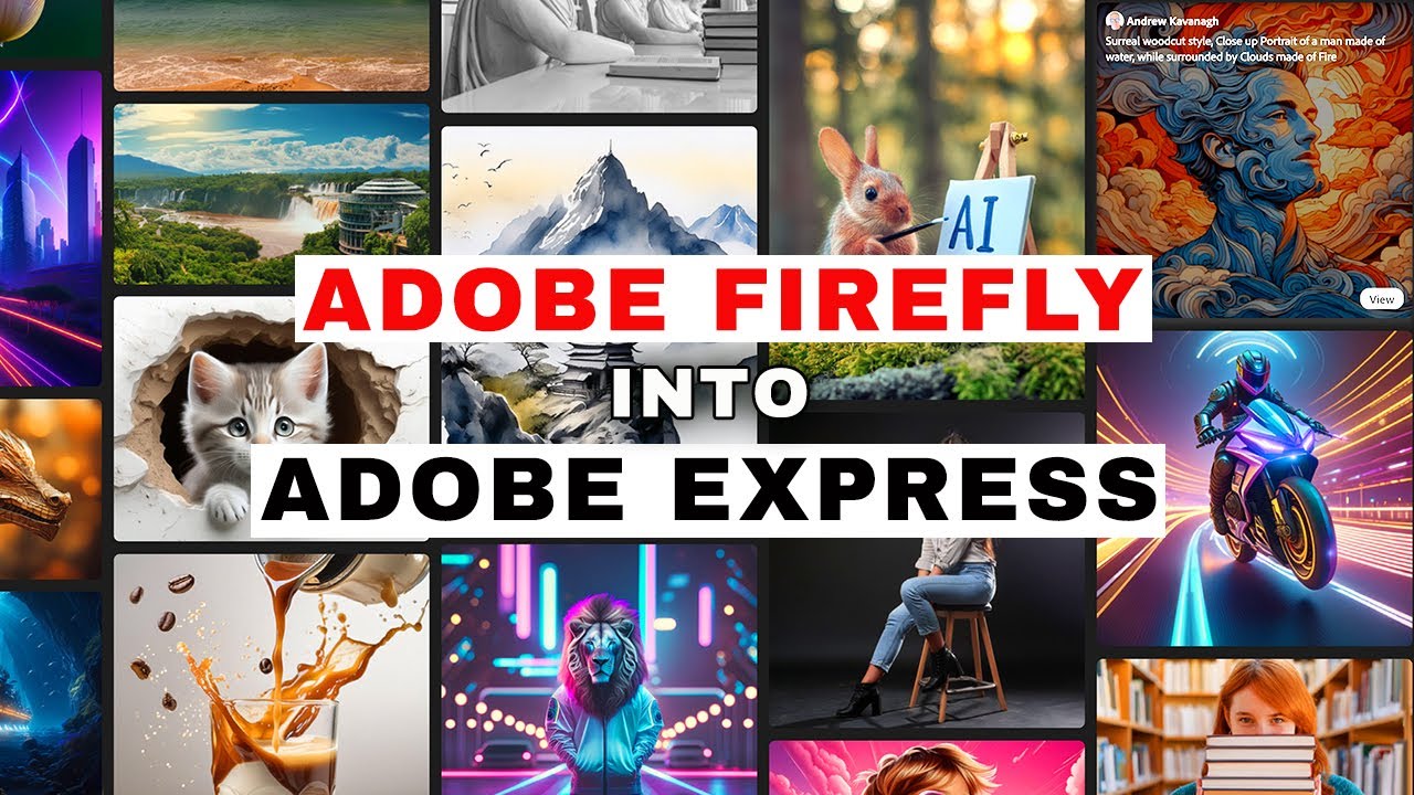 Adobe Firefly into Adobe Express - YouTube