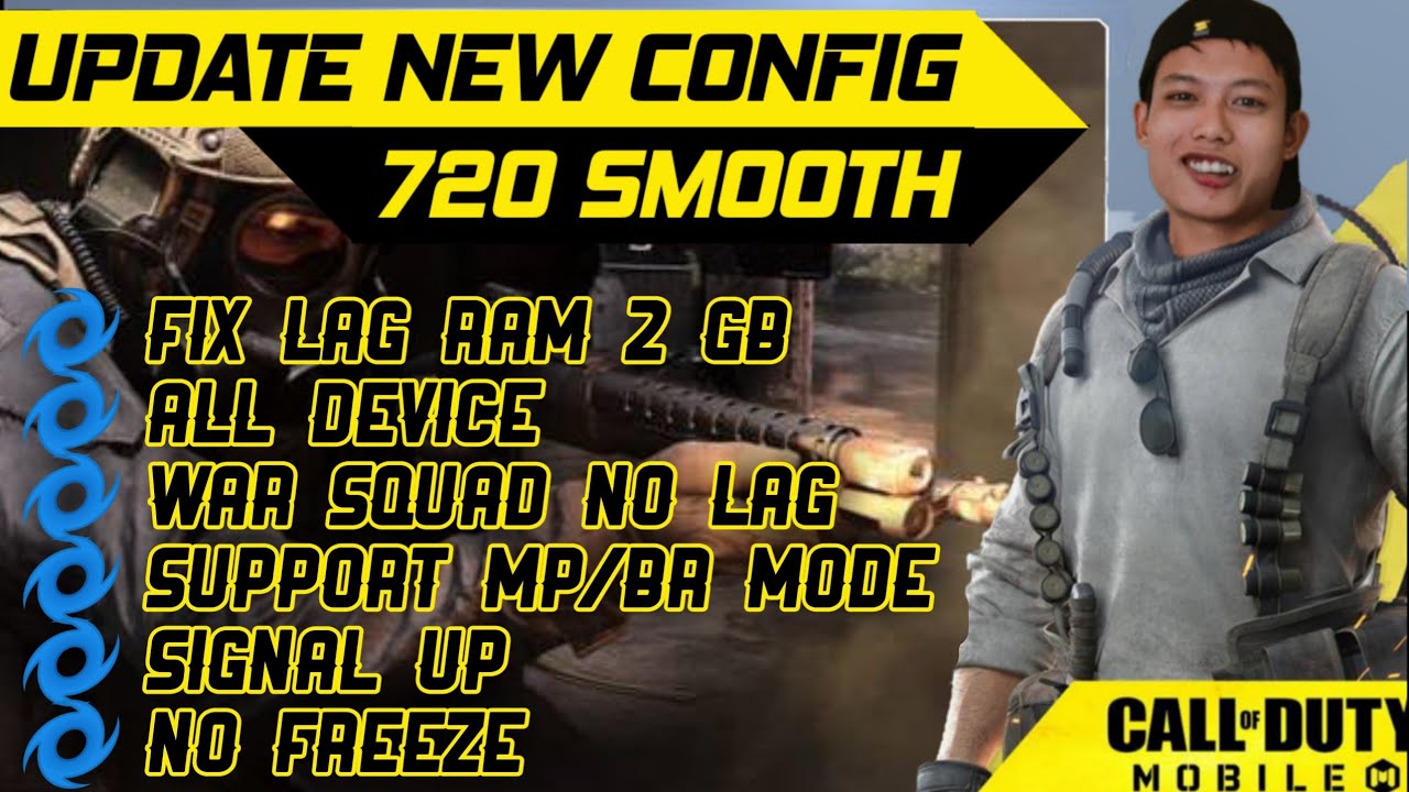 UPDATE NEW CONFIG CODM 720 SMOOTH GAME PLAY| CALL PF DUTY MOBILE - YouTube