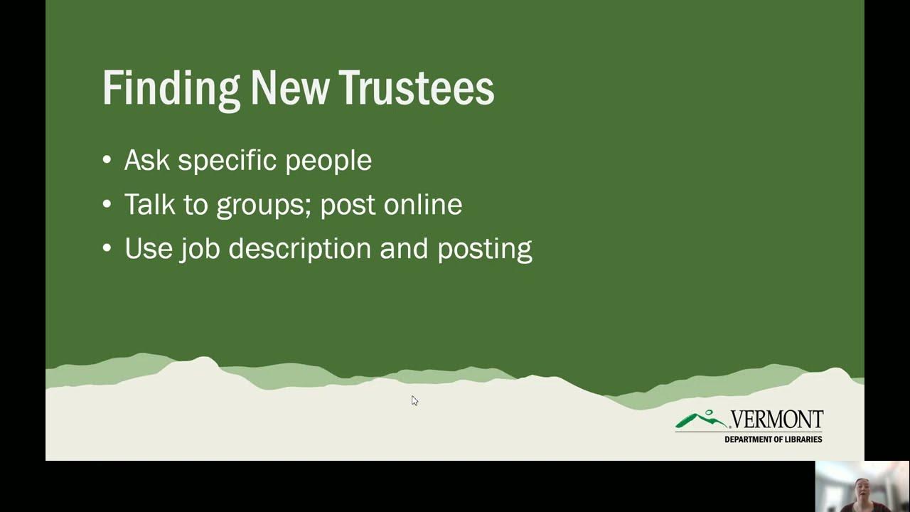 Short Trustee Orientation: Recruitment - YouTube