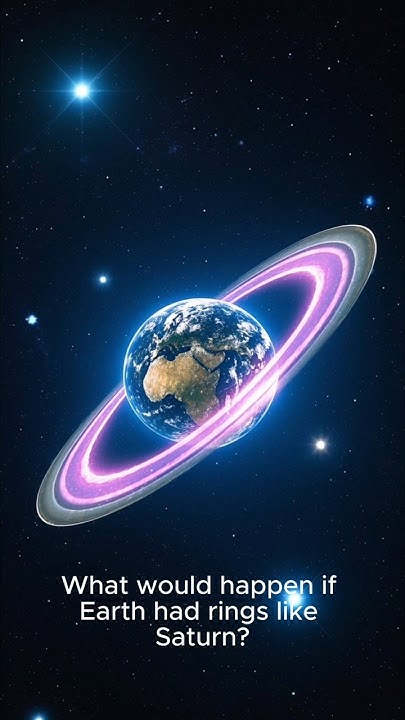 What If Earth Had Rings Like Saturn? #space #universe #astrophysics # ...