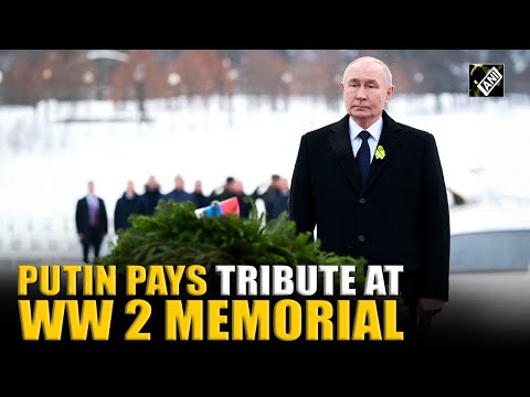 Russian President Putin attends WW2 memorial to mark anniversary of Leningrad siege breakthrough