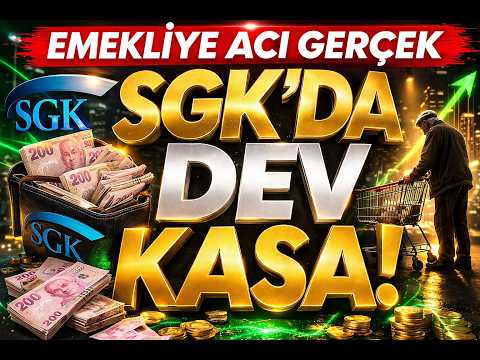 SGK'nın Kasası Dolup Taşıyor, Ama Emekliye Verilmiyor: 35.7 Milyar TL Fazla Nereye Gitti?