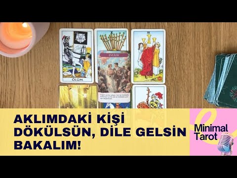 Aklımdaki Kişi Dökülsün, Dile Gelsin Bakalım! #tarot #keşfet #minimaltarot 