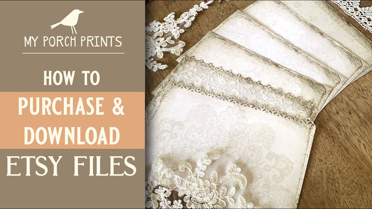 How To Purchase & Download Etsy Files | My Porch Prints | Where To Find ...