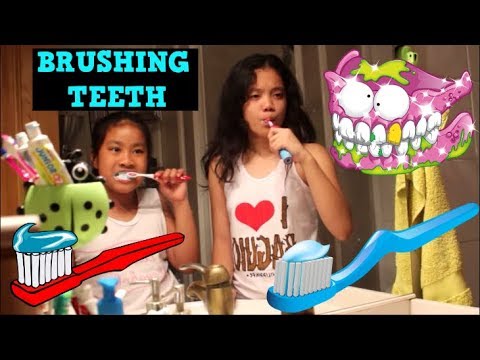 Brushing Teeth Before Bed Time - YouTube