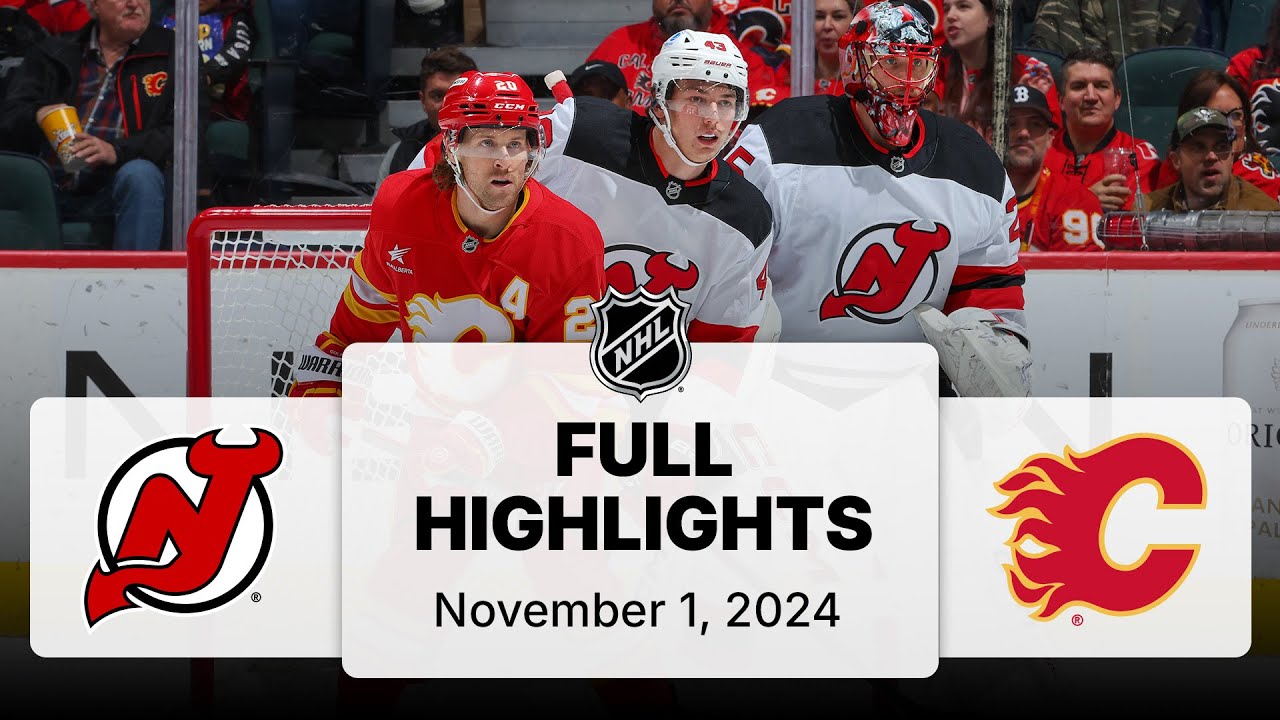 NHL Highlights | Devils vs. Flames - November 1, 2024 - YouTube
