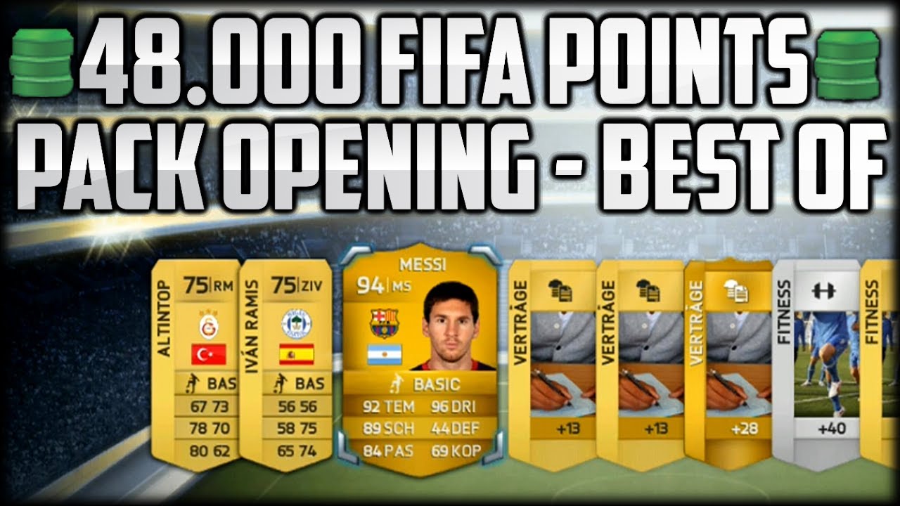 FIFA 14 - 48.000 Fifa Points Pack Opening - Best of [Deutsch] - YouTube