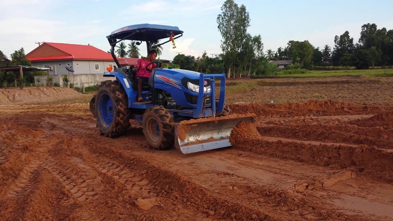 รถไถ ISEKI NT 554 เกรดดิน ดันดินแบบเซียน รถแรงๆTRACTOR THAILAND - YouTube