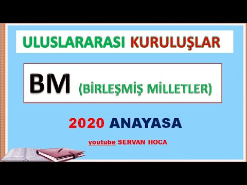 ULUSLARARASI KURULUŞLAR - BM ( Birleşmiş Milletler ) #kpssanayasa #uluslararasıkuruluşlar SERVANHOCA