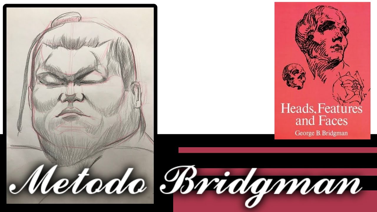 Dibujo de diferentes tipos de cabeza con el método Bridgman - YouTube