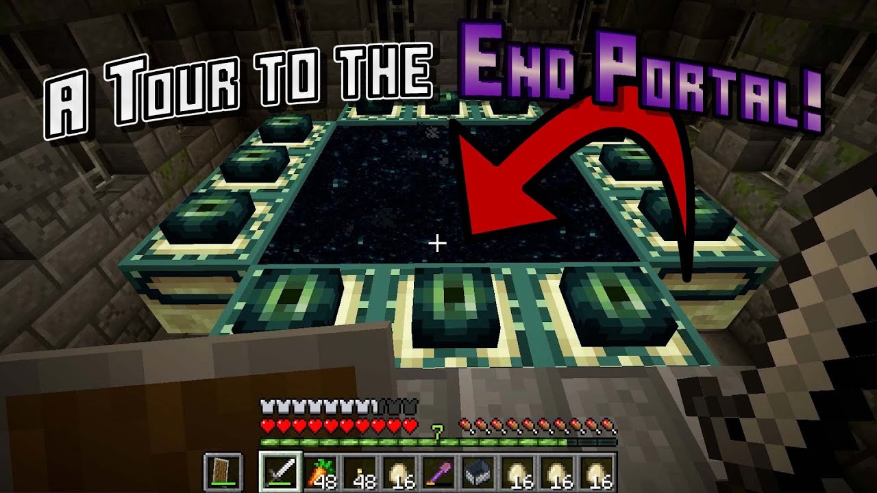 Minecraft Video: A Tour to the End Portal! - YouTube