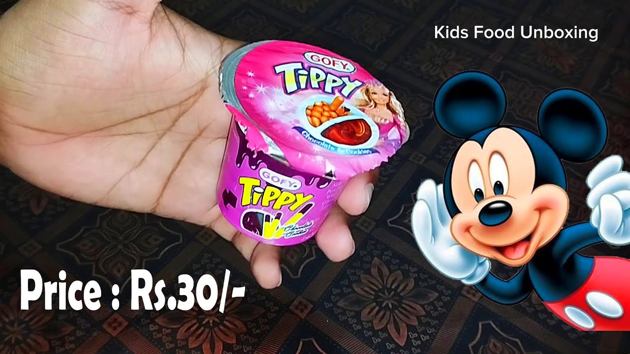 Gofy Foods - Tippy Cup Unboxing - Chocolate Cookies Sticks - Price Only ...