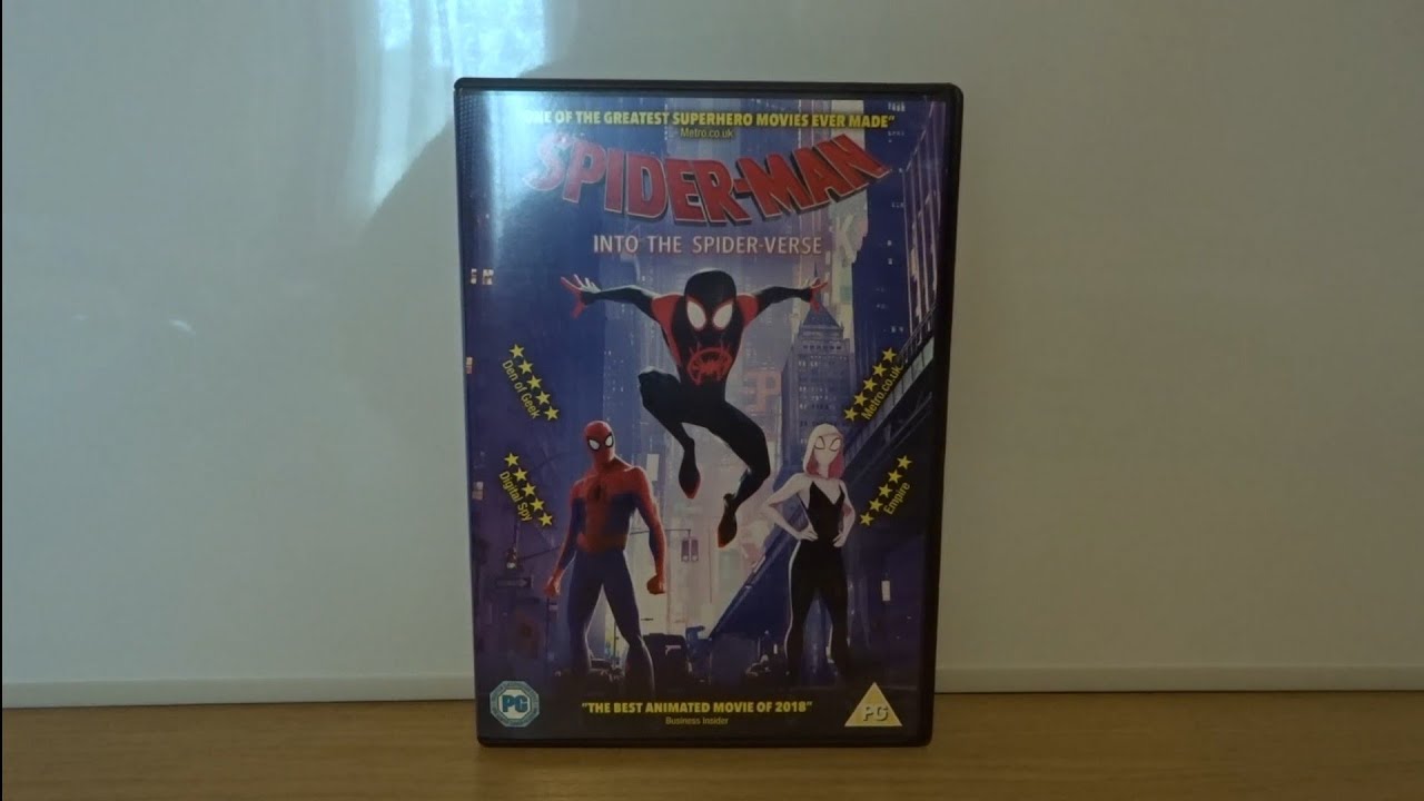 Spider-Man Into The Spider-Verse (UK) DVD Unboxing - YouTube