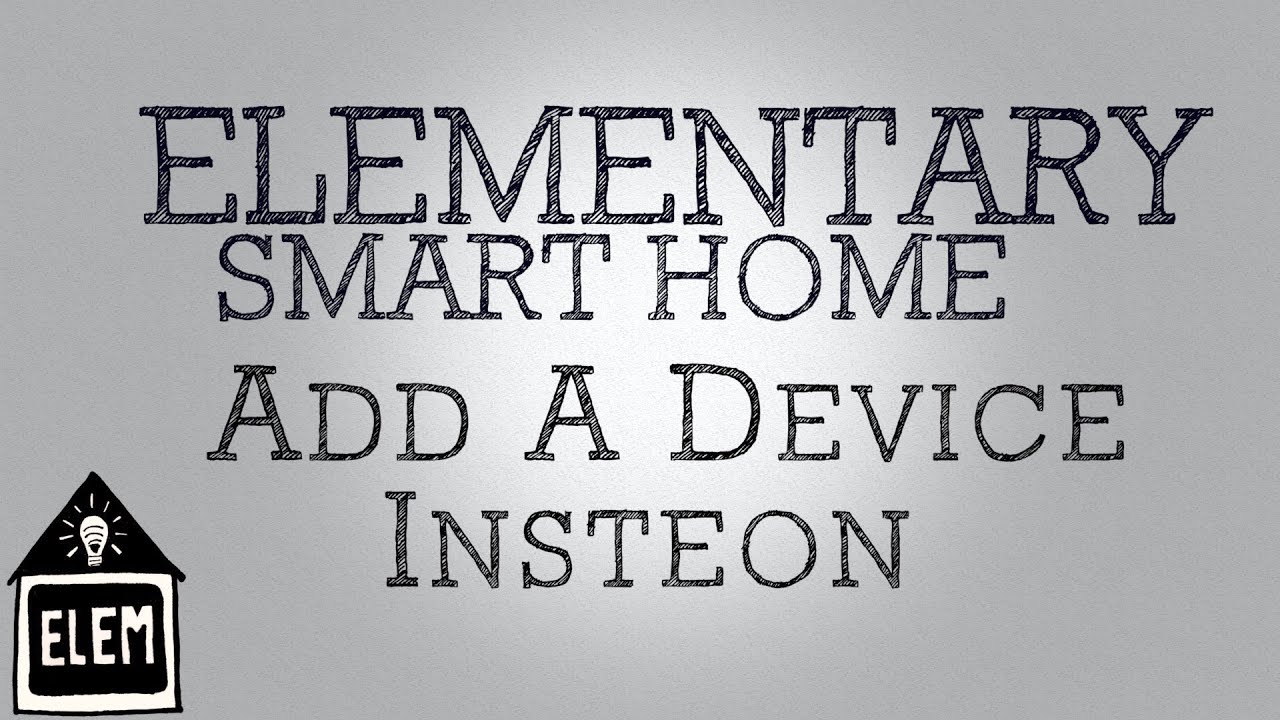 Adding a device to the Insteon Hub - YouTube