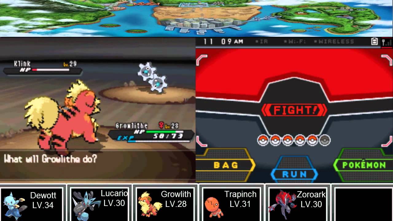 Pokemon Black 2 Playthrough Pt.43: Triple Battle! - YouTube