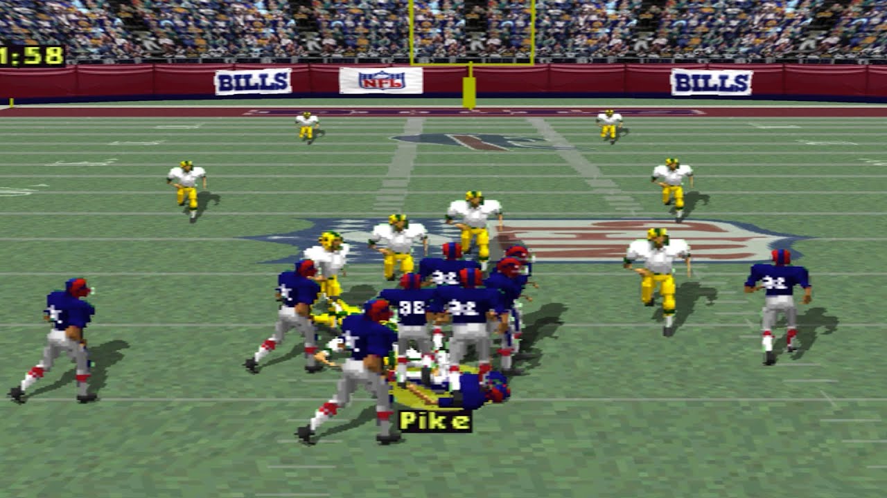 NFL GameDay - PS1 Gameplay (4K60fps) - YouTube