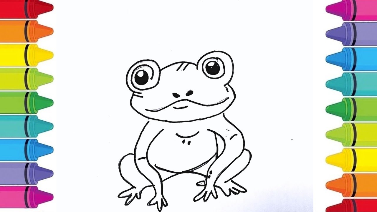 Cara Menggambar Katak [How to Draw a Frog] - YouTube