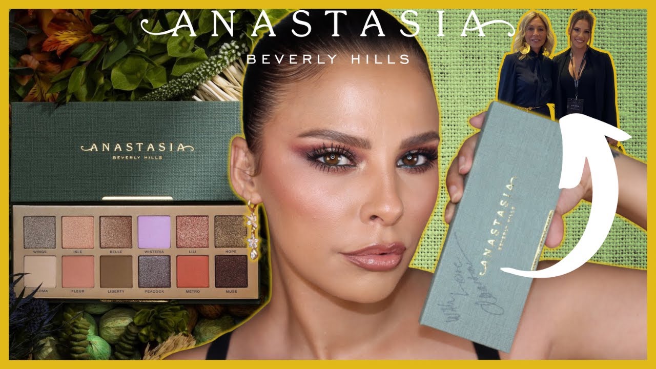 ABH NOUVEAU PALETTE ANASTASIA BEVERLY HILLS - MAKEUP TUTORIAL 💚 - YouTube