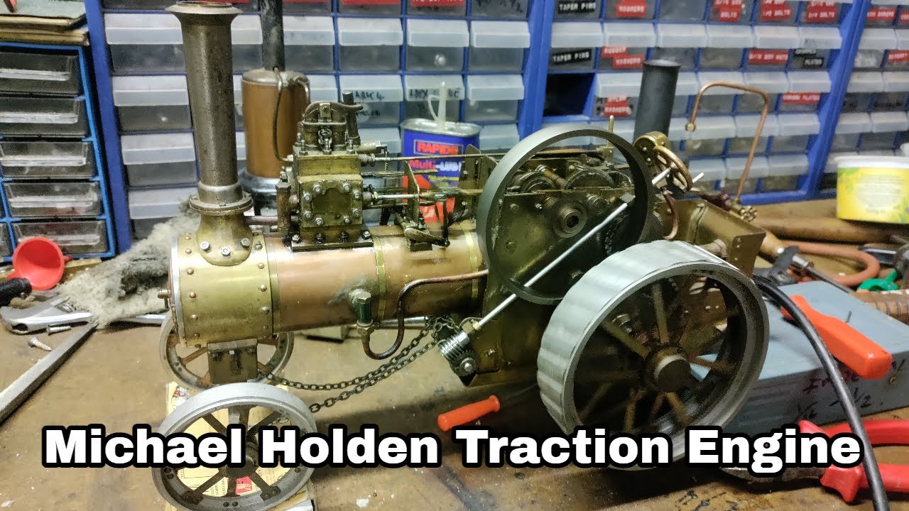 Michael Holden 3/4" Scale Allchin Traction Engine - YouTube