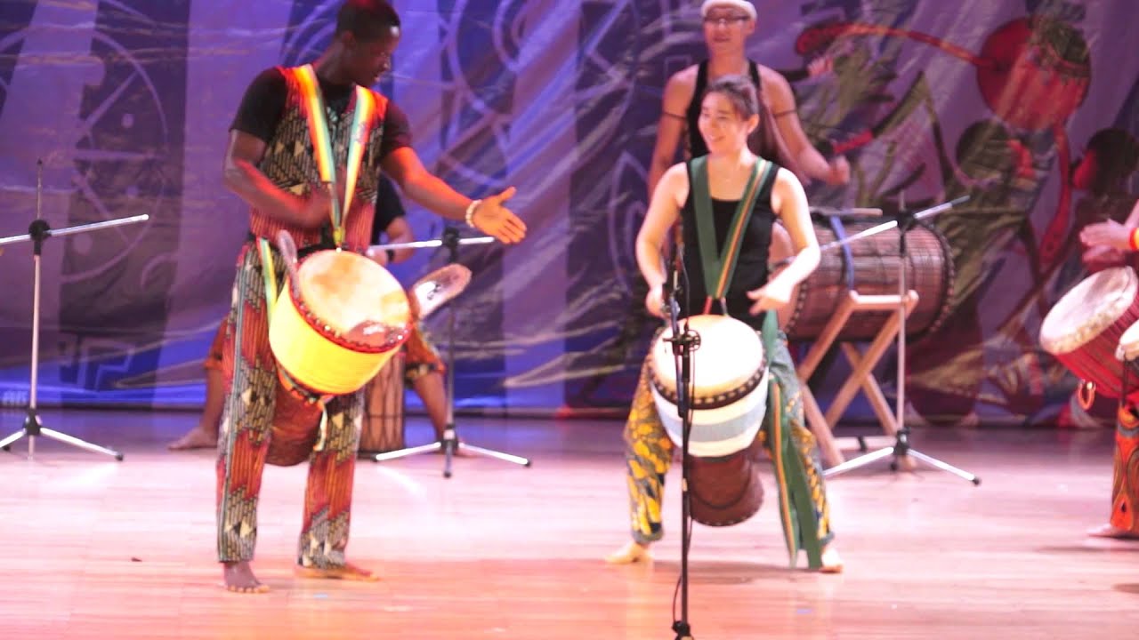 The ending show of Babara Bangoura workshop 2014 China(part 3) - YouTube