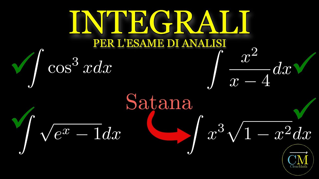 4 Integrali difficili per vedere se sei pronto per Analisi 1 - YouTube
