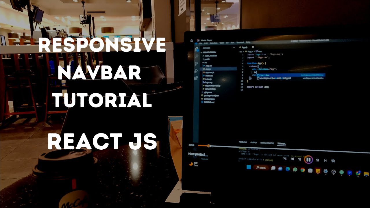 Responsive Navbar Tutorial | React Js - YouTube