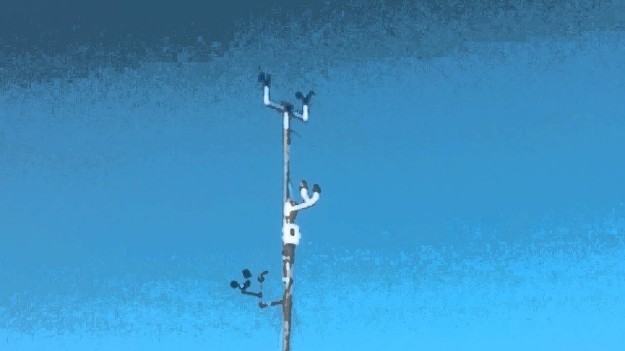 Newly calibrated anemometer - YouTube