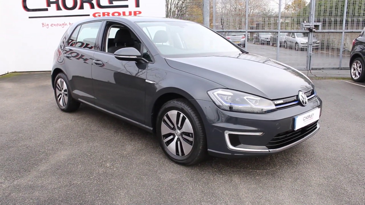 Volkswagen E-Golf | 99kW e-Golf 35kWh 5dr Auto | Urano Grey - YouTube