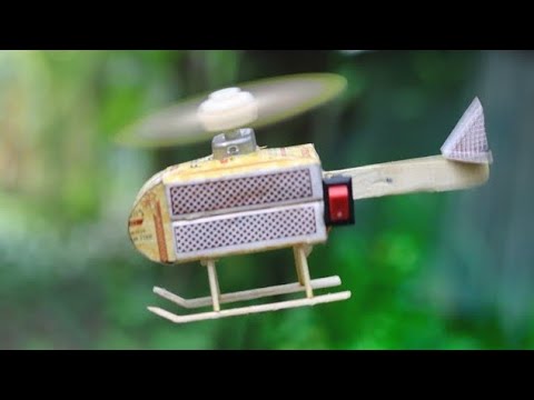 How To Make Helicopter - with Matcbox - YouTube