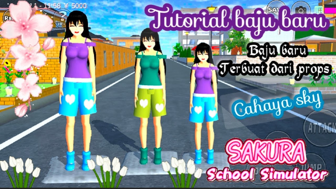 TUTORIAL BAJU BARU # BAJU BARU TERBUAT DARI PROPS # CELANA PENDEK ...