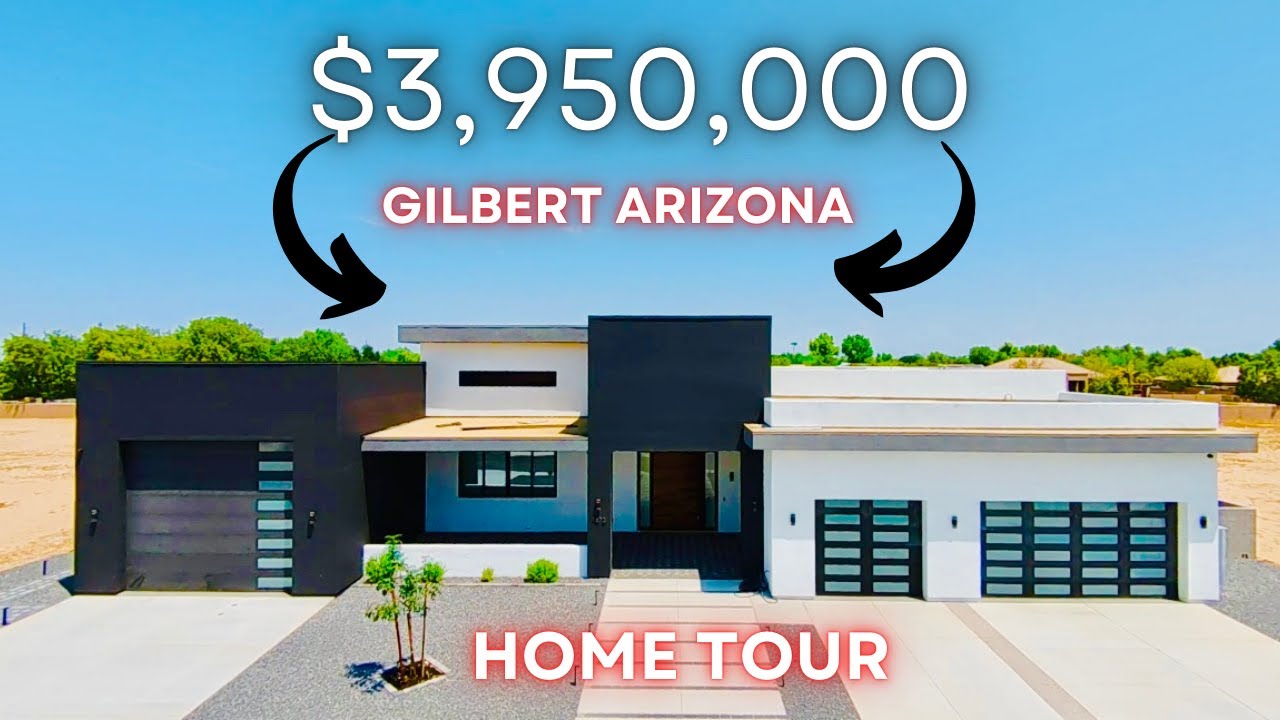 Gilbert Home Tour [Custom Modern Home | Gated Community | Arizona ...
