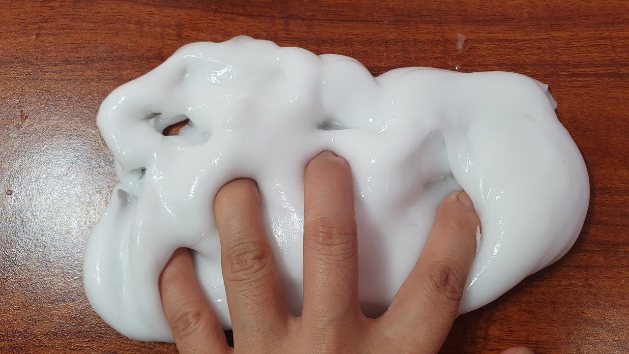 How to make Fluffy Slime with Shaving Cream - YouTube