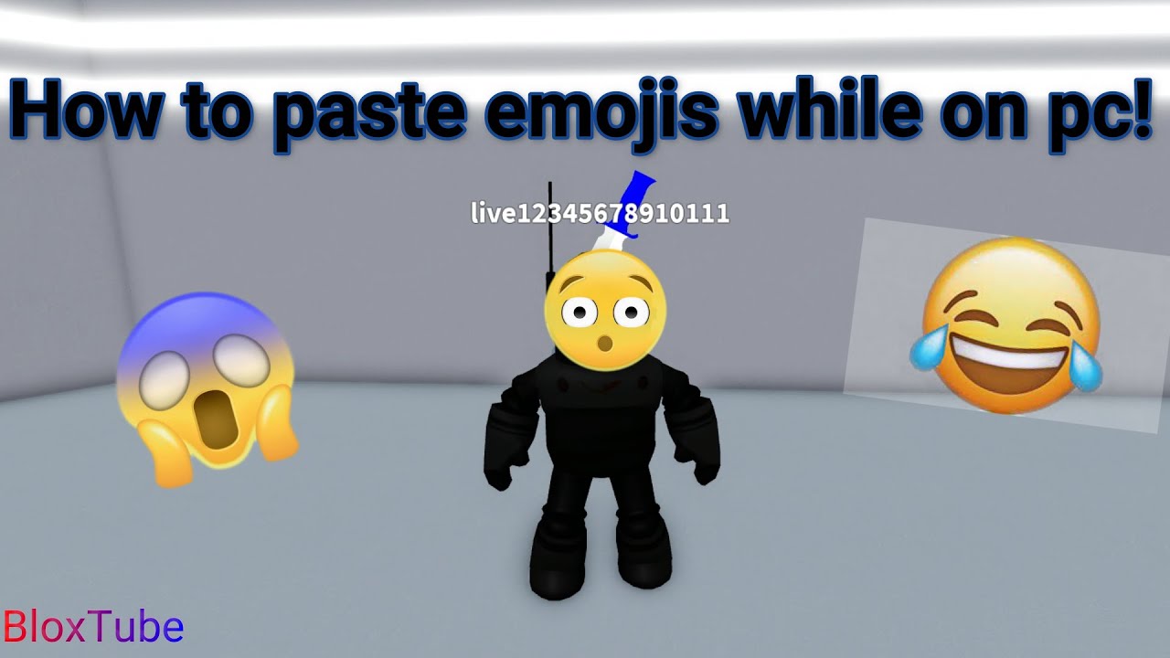 How to paste emojis while on your pc! | Roblox 2021 - YouTube