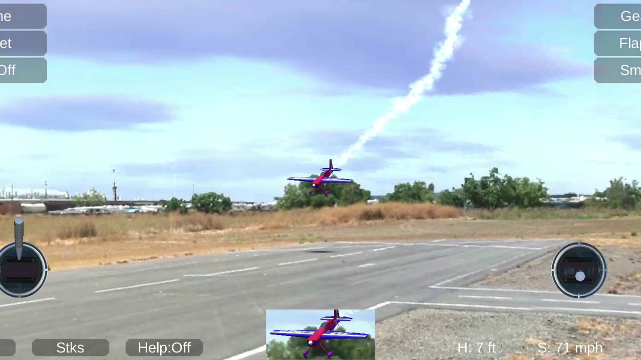 Absolute RC Simulator - Edge 540 - 3D Aerobatics With Smoke. - YouTube