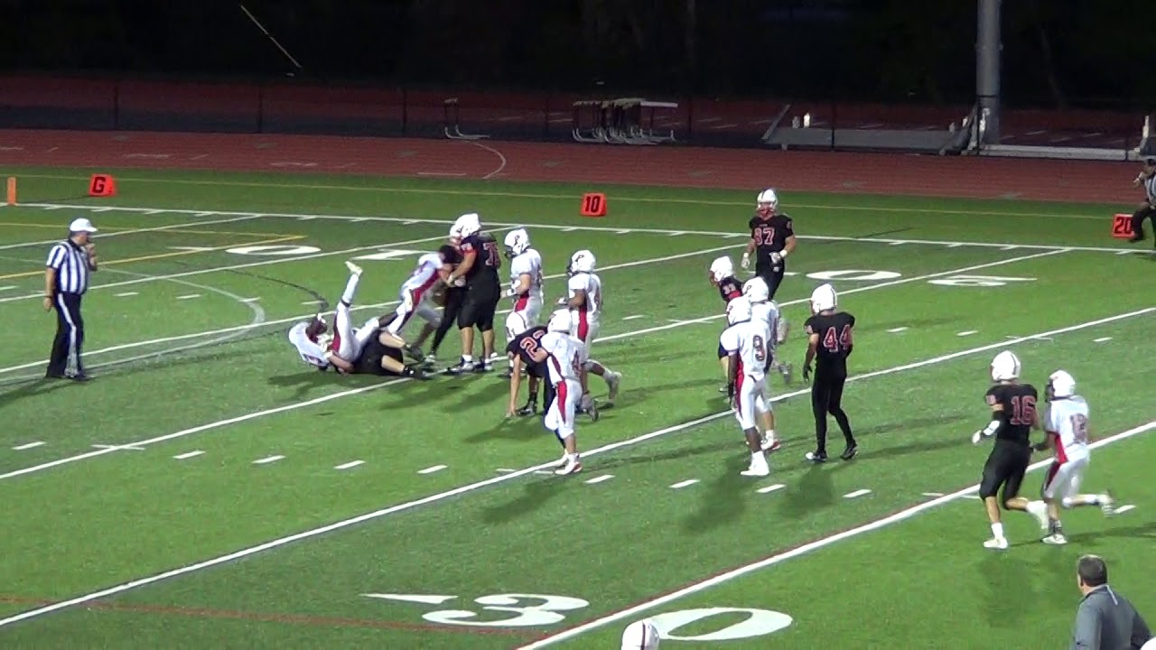 Kevin Seeley on the tackle vs. Penfield 9.13.18 - YouTube
