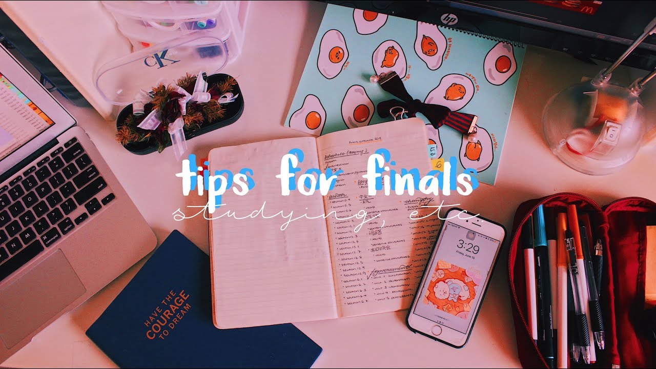 🚀 | tips for finals (studying, etc.) - YouTube