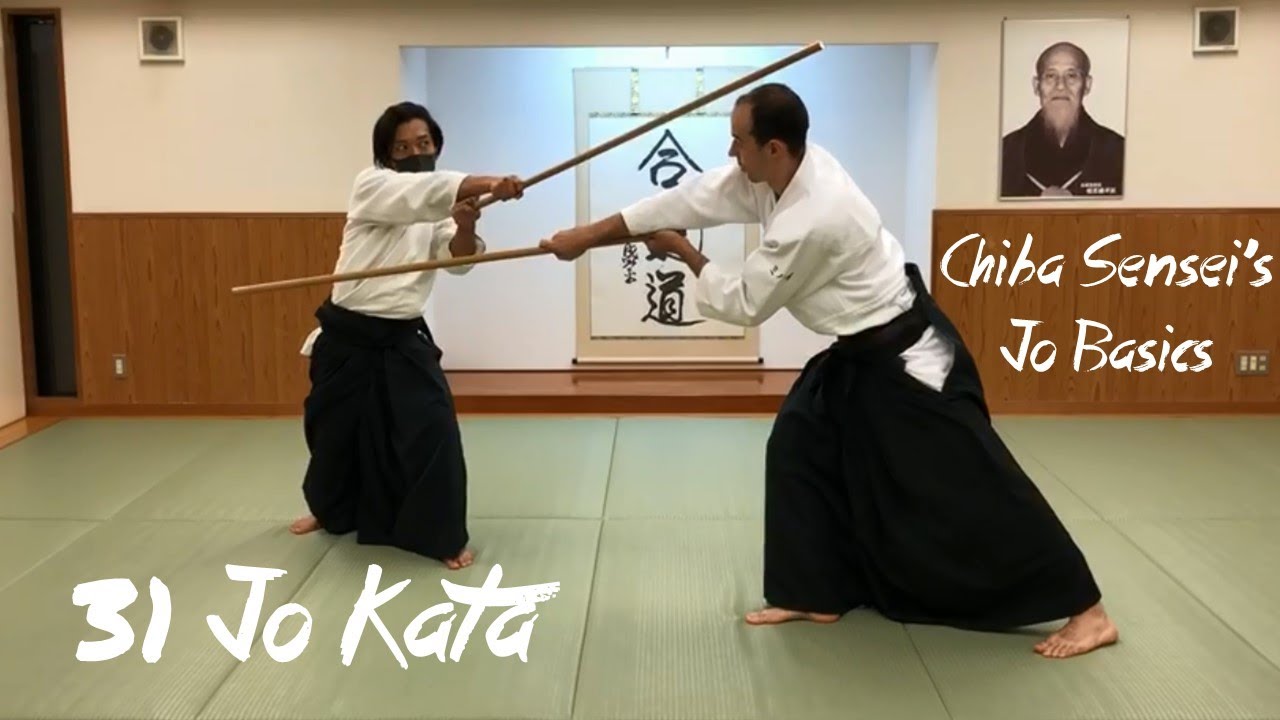 31 Jo Kata + Chiba Sensei's Jo Basics - YouTube