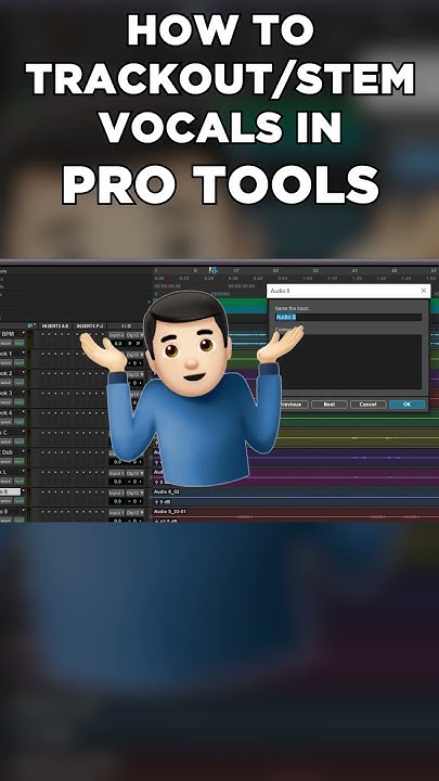 How To Stem Vocals In ProTools - YouTube