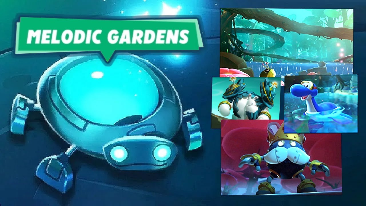Mario + Rabbids The Last Spark Hunter DLC - Melodic Gardens: All ...