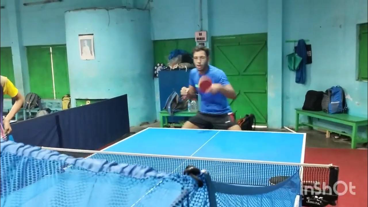 Table Tennis Player Arnab Chandra practice with Robot 🏓🏓 🏓 Naihati ...