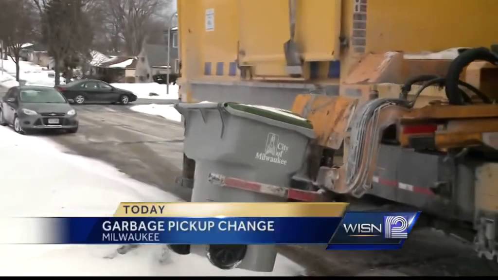 Milwaukee garbage bins must go to the curb starting today - YouTube