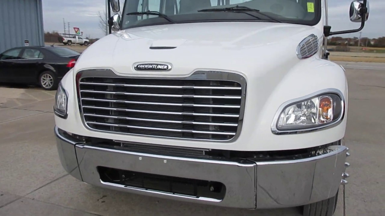 2020 Freightliner Extended Cab With Century 24ft Steel Bed - YouTube