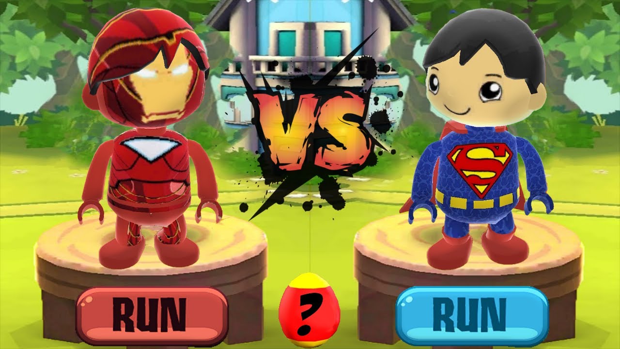 Battle of Ryans - Iron Man Ryan vs Superman Ryan - Run Gameplay - YouTube