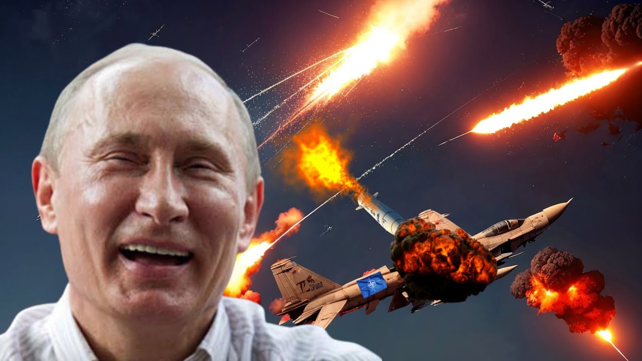 Just arrived, all NATO F-16 aircraft were destroyed by Russian stealth ...