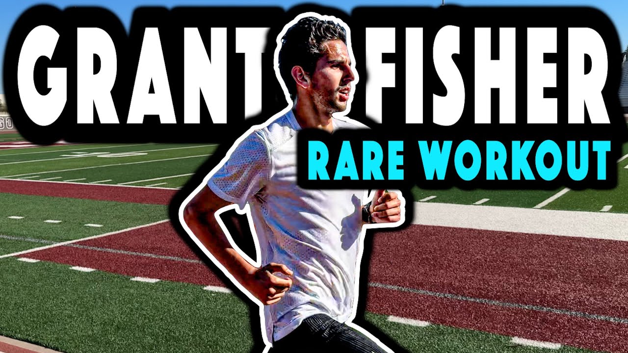 WORLD RECORD HOLDER GRANT FISHER RARE WORKOUT - YouTube