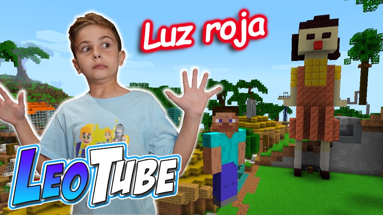 Luz Verde, Luz Roja y Parkour en Villa Volcán MINECRAFT - YouTube